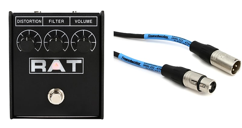 Pro Co RAT 2 Distortion / Fuzz / Overdrive Pedal Bundle with | Reverb