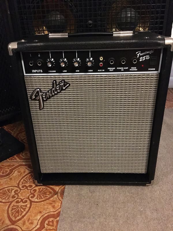 Fender Frontman 25B Black/silver | Reverb