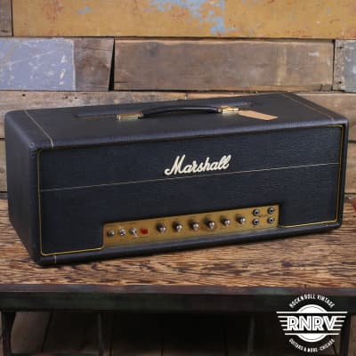 Vintage 1969 Marshall Major 200w Amp Head and Vintage 4x12 | Reverb