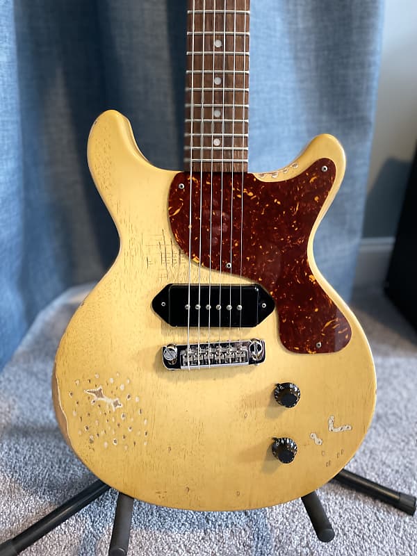 ESP Edwards E JR 95LT RE TV Yellow Les Paul Junior Keith | Reverb