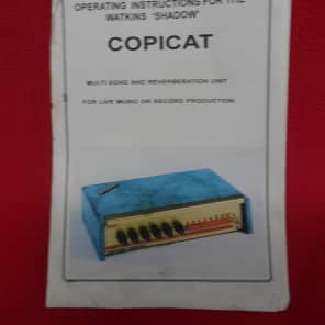 WEM Watkins Shadow Copicat | Reverb