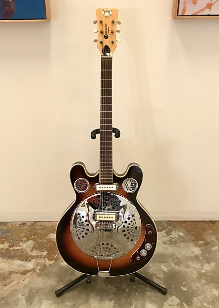 Mosrite Dobro Electric "Mobro" D-100E 1968 California Flame | Reverb