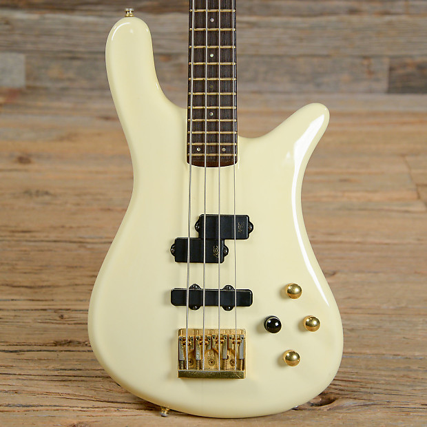 Warwick Streamer 4-String Bass White 1987 (s031) | Reverb