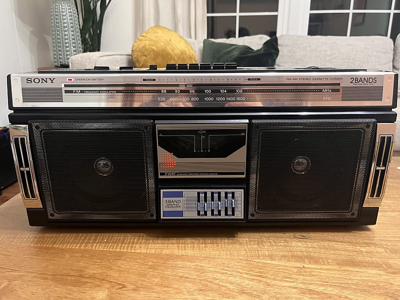 Sony CFS-270 1980s? - Black/Silver | Reverb