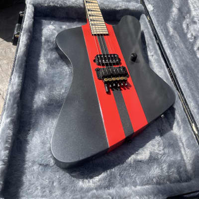 Jackson Firebird 1987 - Charcoal with red stripes | Reverb