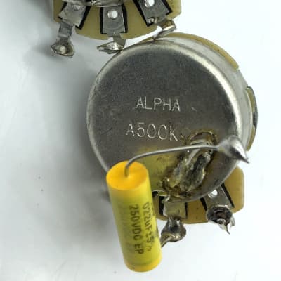 Alpha A500K & B500k Pots w/.22 Cap | Reverb