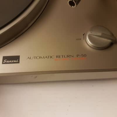 80's SANSUI P 50 TURNTABLE TURNTABLE | Reverb