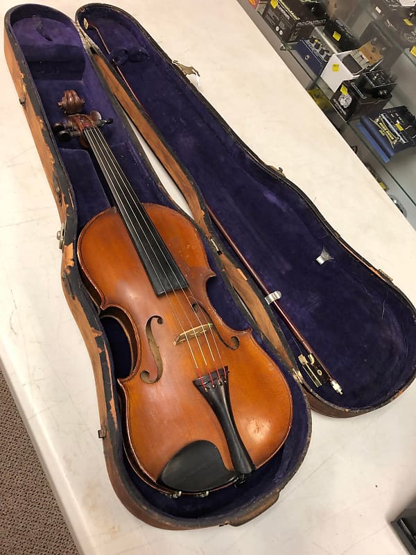 Fine old Antique 4/4 Violin w/ Case & Bow.. France | Reverb