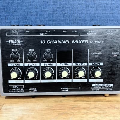 Edirol M-10MX Battery Powered Audio Mixer with 24-bit / 96kHz | Reverb