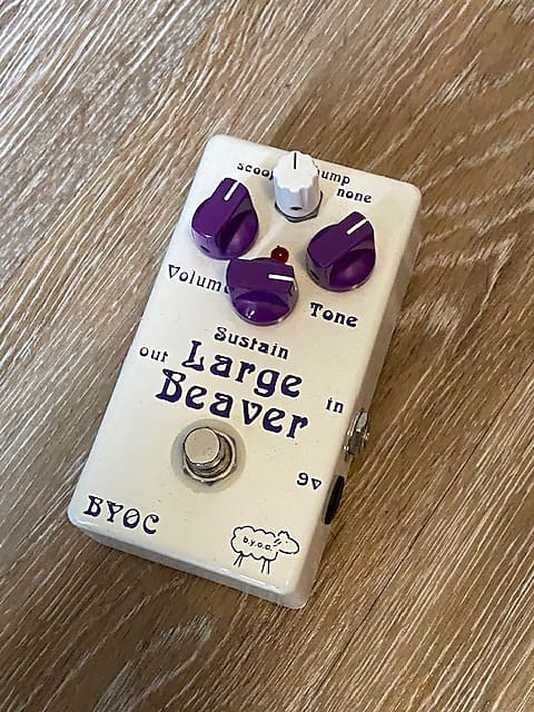 BYOC Large Beaver - white muff fuzz | Reverb