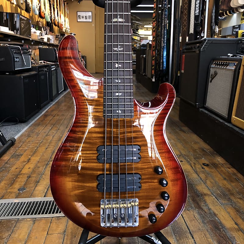 Paul Reed Smith Grainger 5-string Bass Guitar Dark Cherry | Reverb