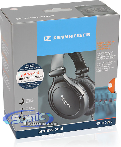 Sennheiser HD-380 Pro Black | Reverb