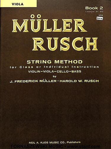 Muller Rusch - String Class Method - Viola Book 2 | Reverb