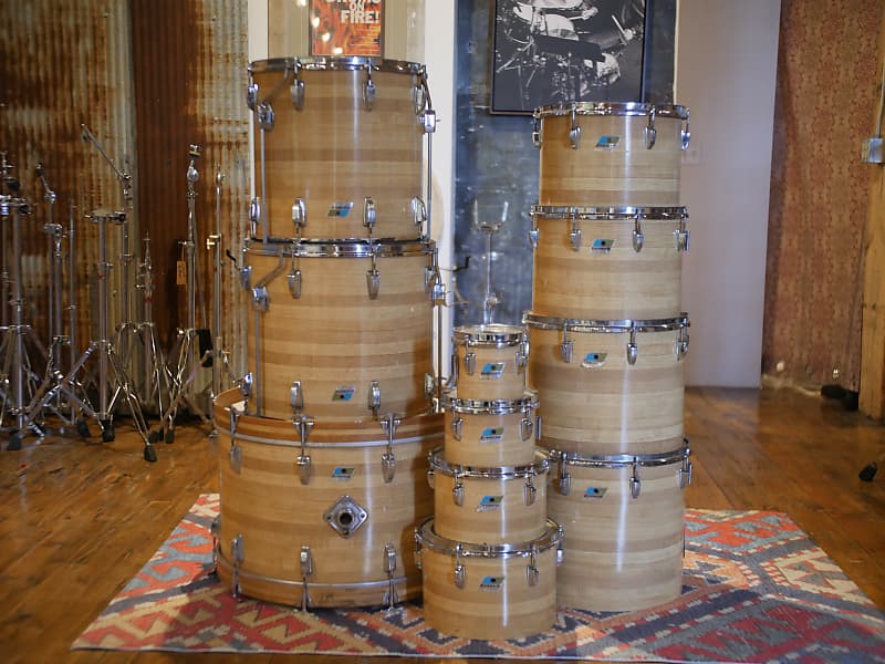 Ludwig Octaplus Drum Set In Butcher Block | Reverb