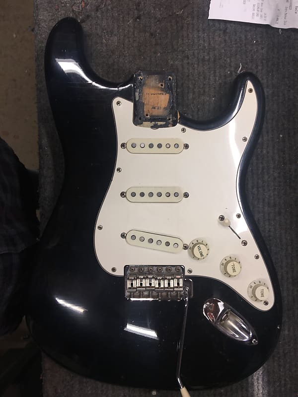 Fender Stratocaster '62 American Body 1988 Black AVRI | Reverb