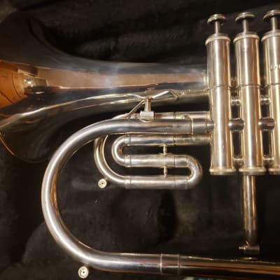 Getzen Eterna 896S 4-Valve Silver Flugelhorn For Sale! | Reverb