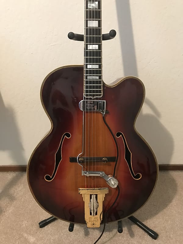 Gibson L-5C 1952 with an original DeArmond FHC pickup | Reverb