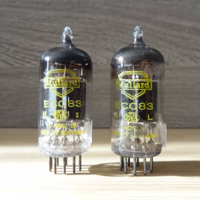Perfect super rare 1963 MULLARD ecc83 12AX7 matched pair | Reverb
