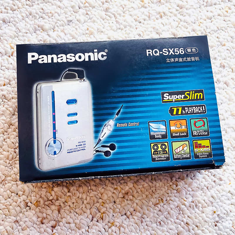 [RARE FULL SET] Panasonic SX56 Walkman Cassette Player, NEAR | Reverb