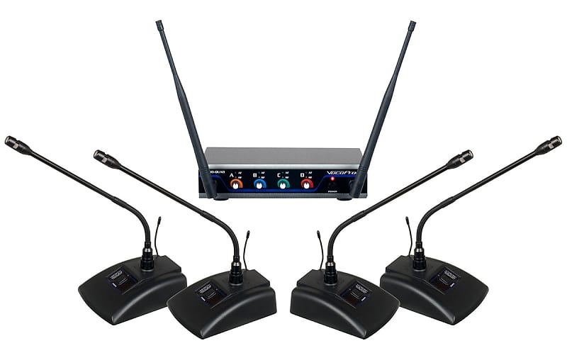 VocoPro Digital Quad Conference C1 - 4 Channel UHF Wireless | Reverb
