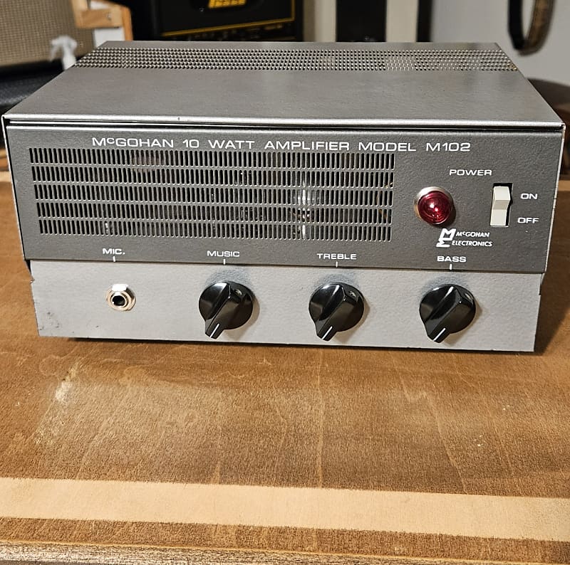 McGohan M102B Amp - Converted for Guitar Use | Reverb