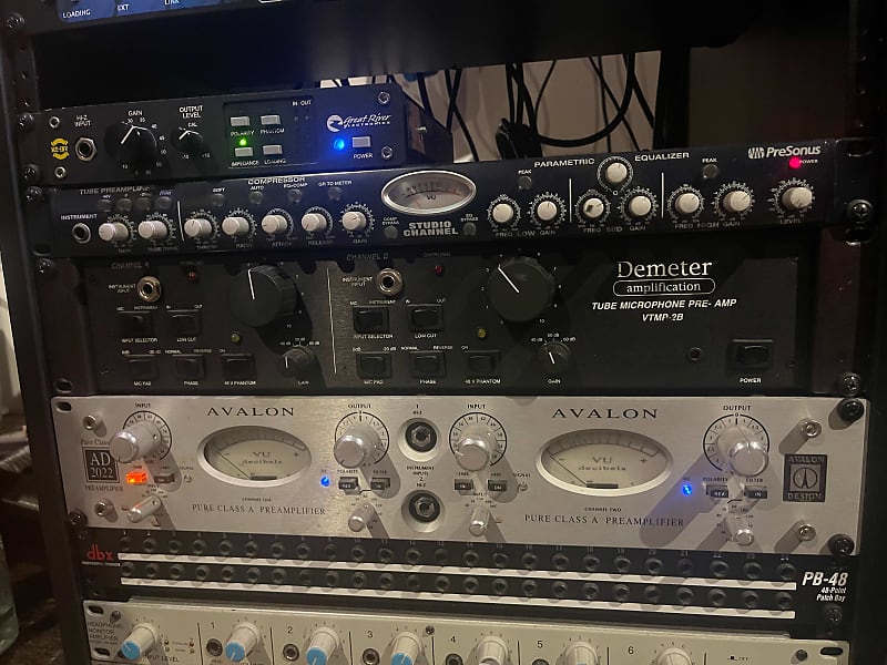 DEMETER VTMP2b Microphone Tube Preamp VTMP-2B 80's - Black | Reverb