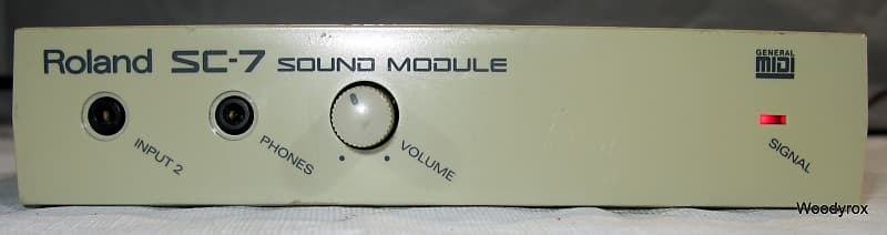Roland SC-7 Sound Canvas, Vintage General MIDI Synth Module, | Reverb