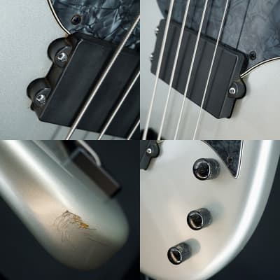 MODULUS [USED] FB4 Flea Bass (Silver) '06 | Reverb