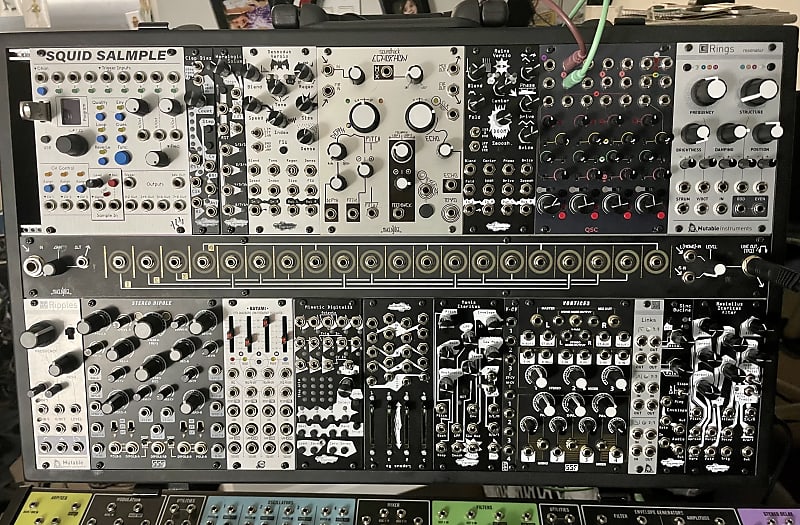 Eurorack Make noise 7u 104hp case and stand with custom | Reverb