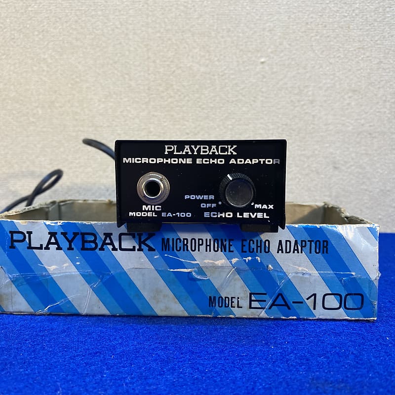 1984 Playback Spring reverb EA-100 - Awesome pedal sized real | Reverb
