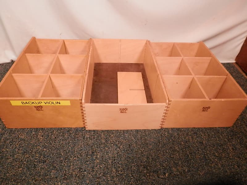 Ernie Ball Wooden Boxes for String Retail Display Lot of 3 | Reverb