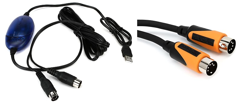 M-Audio Uno 1x1 USB MIDI Interface Bundle with Roland | Reverb
