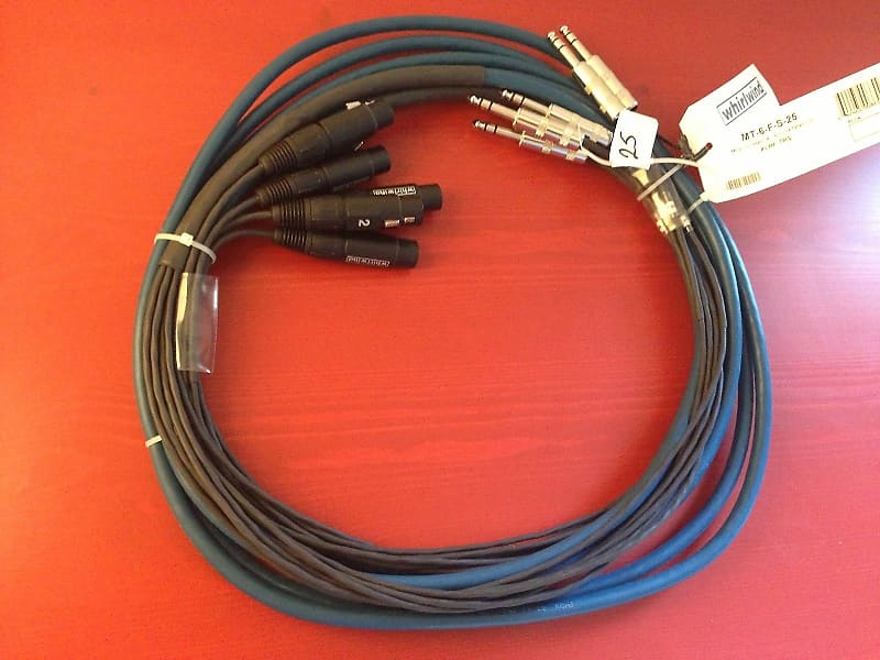 Whirlwind Audio Snake 12 Xlr Female To 12 Xlr Male, 10', Fan | Reverb