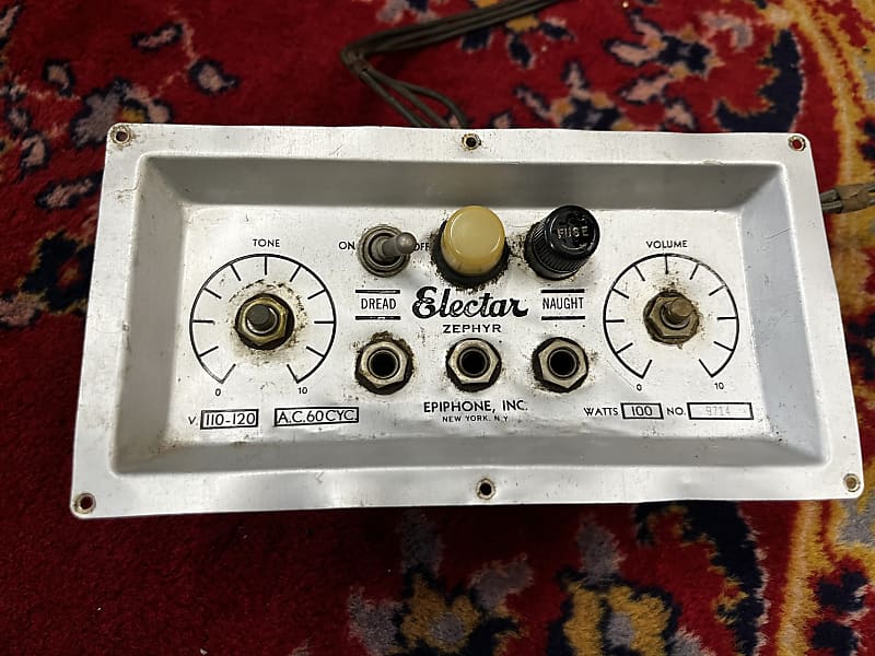 Epiphone Electar Zephyr Dreadnaught Control panel pots switch | Reverb