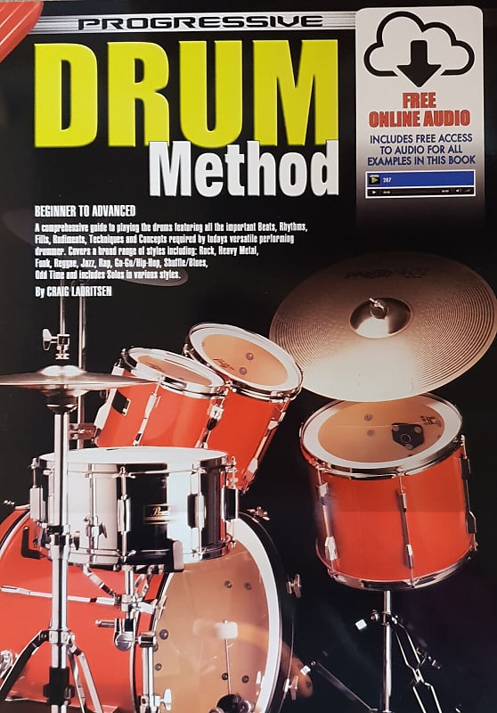 How To Play Drums Tutor Drum Drum Kit Method Book For Easy | Reverb