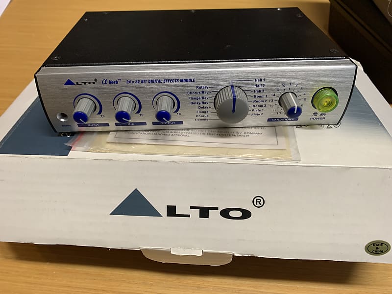 Alto Alpha verb 24x32 bit digital effects module | Reverb