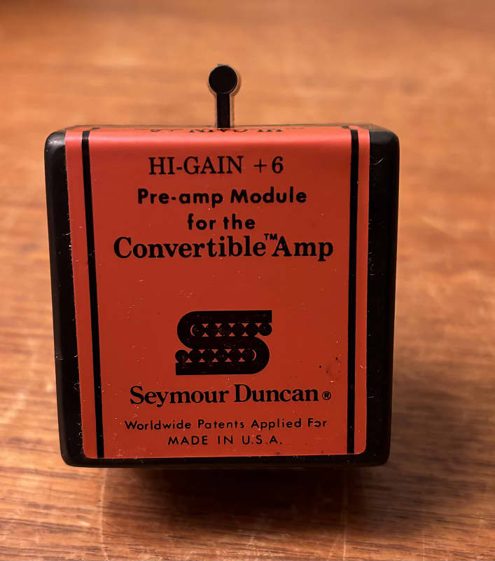 Seymour Duncan Convertible Pre-Amp Module Hi-Gain +6 1980’s | Reverb