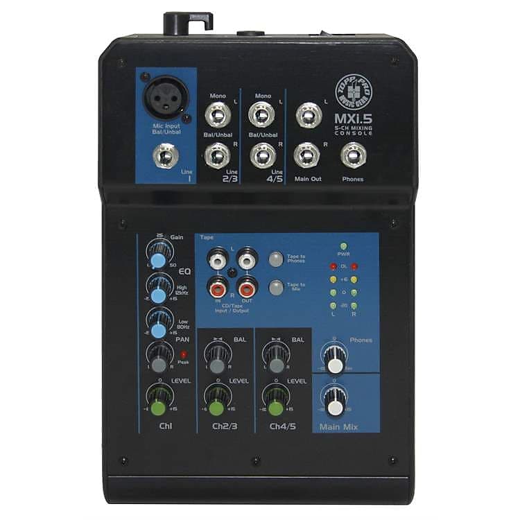MIXER ANALOGICO TOPP PRO Mxi5 | Reverb