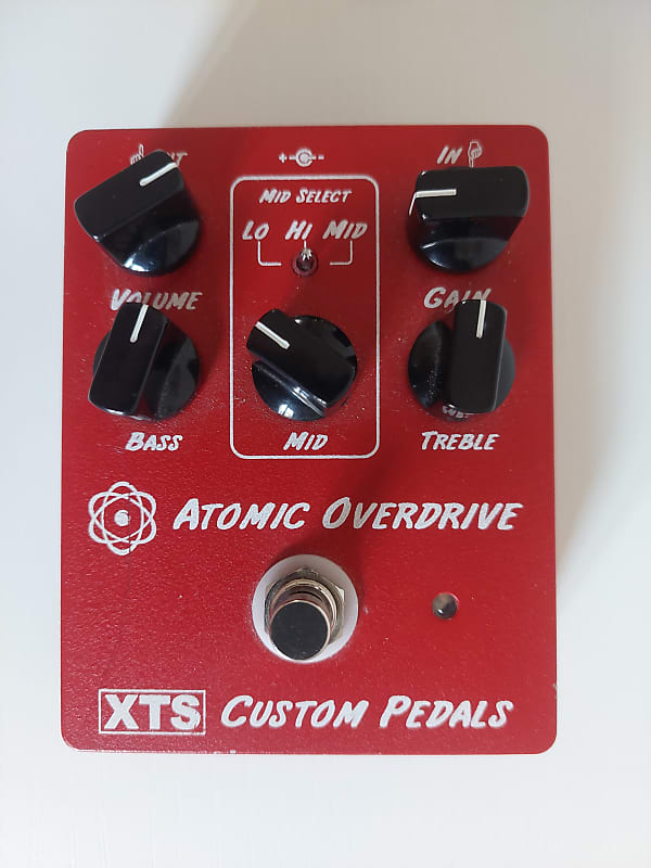 XTS CUSTOM PEDALS Atomic Overdrive 2010s - Red | Reverb