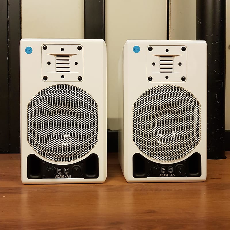 Adam A5 White Monitor Pair – Coppia | Reverb