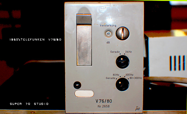 Telefunken V76/80 1960's Grey | Reverb