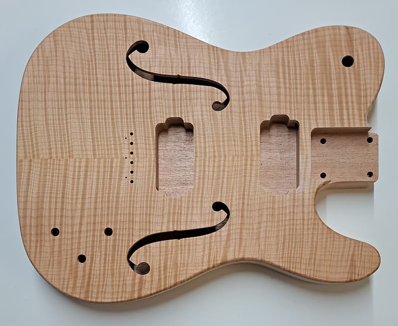 Shepard Custom Guitars Custom Telecaster Body Semi-hollow | Reverb