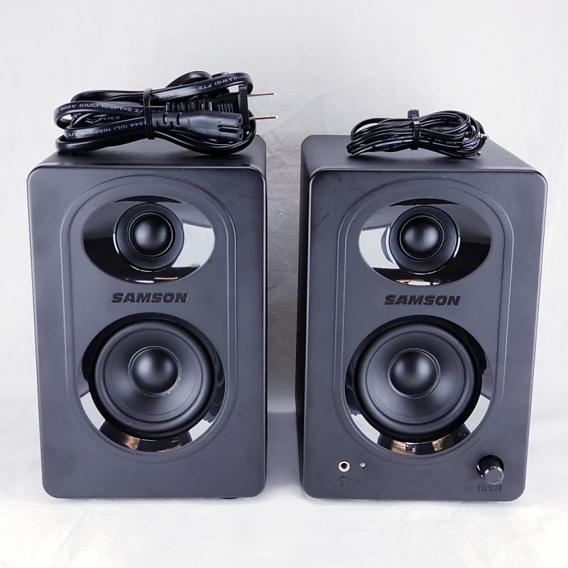 Samson MediaOne M30 3" Powered Studio Monitor Pair - Black | Reverb