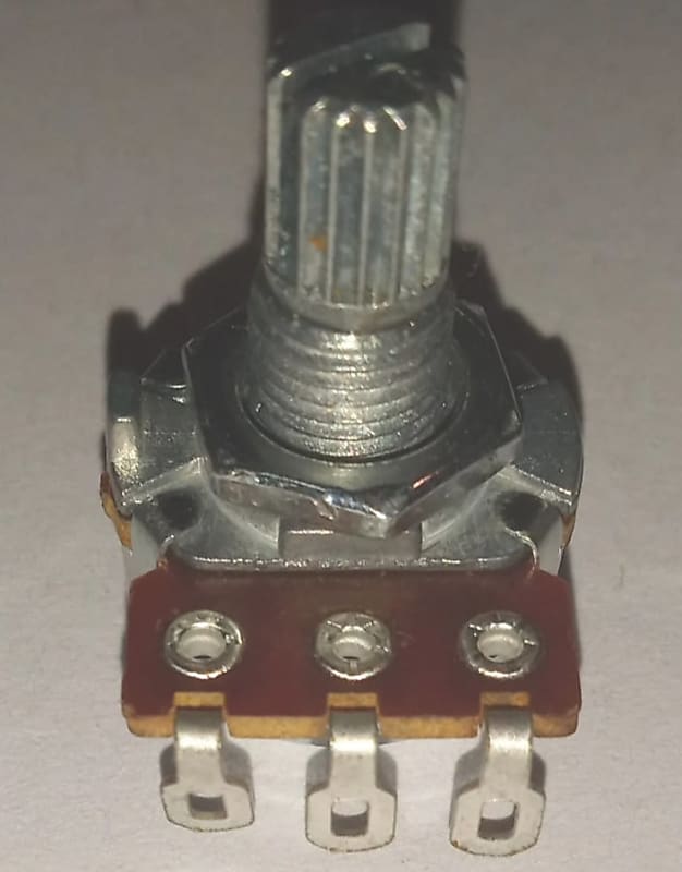 Mini dime size 1 Meg Ohm Short Solid-Shaft Mini Potentiometer | Reverb
