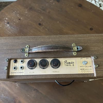 Vintage 1960 Premier Model Twin 8 Multivox Tube Amplifier | Reverb