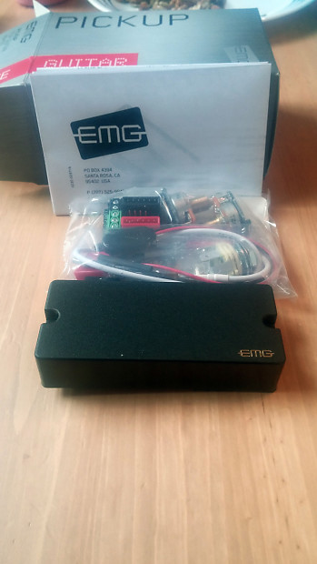 EMG 707 2014 Black Soapbar | Reverb