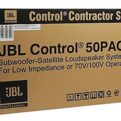 JBL C50PACK Commercial Subwoofer+(4) Satellite Speakers For | Reverb