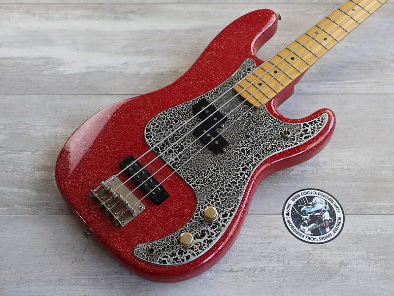 1975 Greco PB-750DX Precision Bass Deluxe (Refinished Red | Reverb