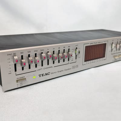 TEAC EQA-20 Graphic Equalizer w/ Rare Silver Face | Reverb
