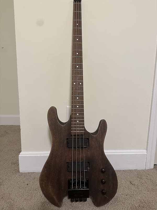 Custom 4 String Headless - Dark Woodgreen | Reverb